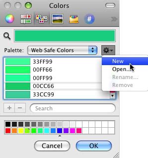 Using The Mac OS X Color Picker Robin Wood