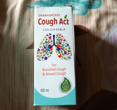 Dhanvantary Liquid Cough Syrup Bottle Size 100 Ml At Rs 110bottle In