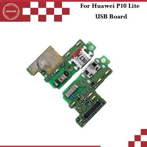 Ocolor For Huawei P10 Lite USB Plug Charge Board Assembly Repair Parts Mobile Phone Accessories