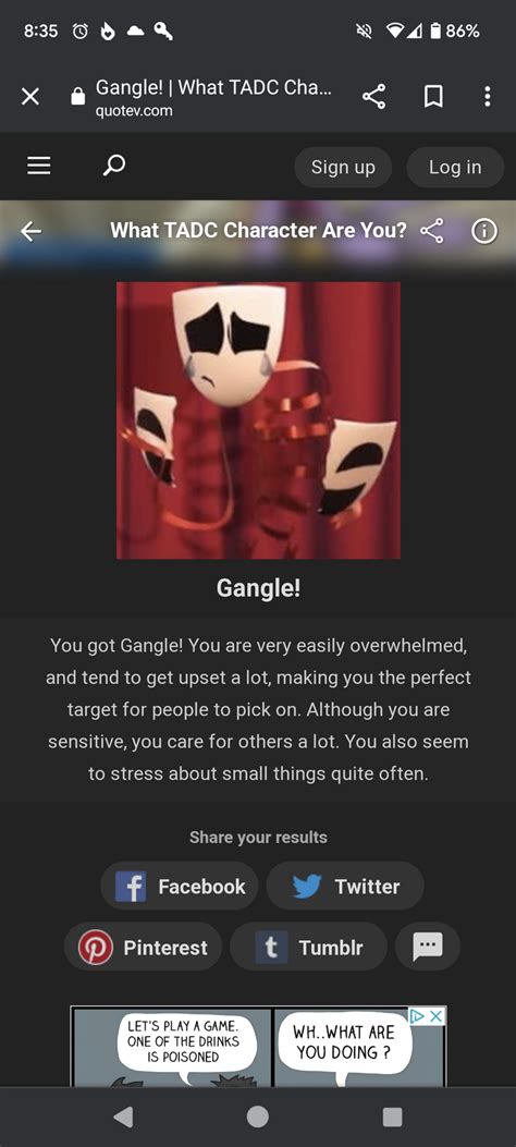 Took Some Tadc Character Tests Fandom