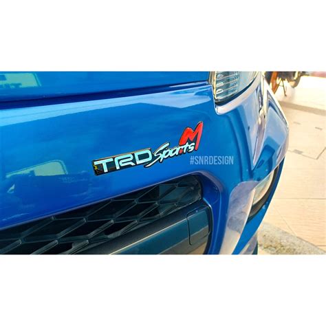 Trd Sports M Toyota Passo Racy Emblembadge Shopee Malaysia