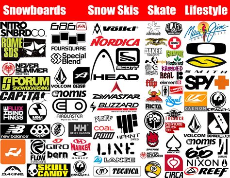 Snowboard Brand Logos