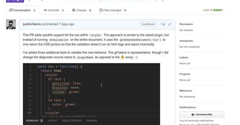 Added CSS Quickfix And Error Reporting To Lit Html Plugin For VS Code