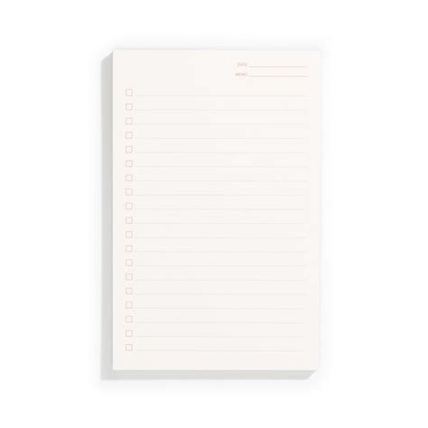 Checklist Notepad Haus Theory