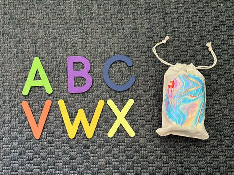 Foam Alphabet Rainbow Foam Letters Etsy