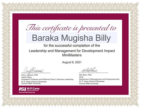 Leadership Management Baraka Mugisha Billy 40 Comments