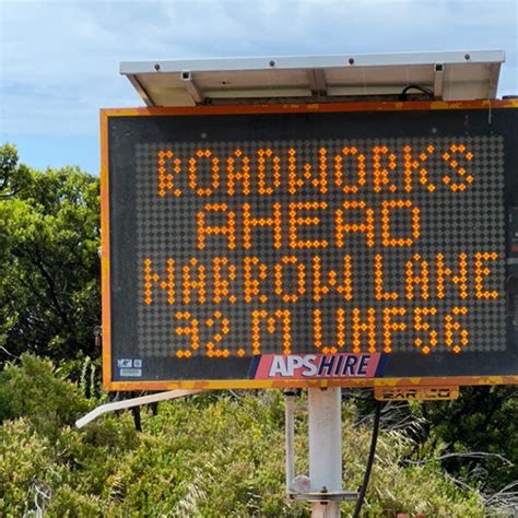 Variable Message Board Signs VMS Hire Victoria
