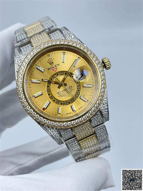 Rolex Skydweller Iced Out 326934 42mm Rolex Skydweller