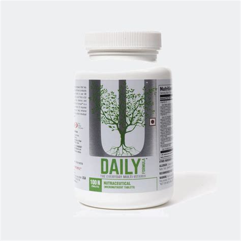 Universal Nutrition Daily Formula 100 Tabs Multi Vitamin Micronutrien