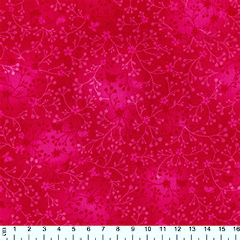 Flutter Cotton Fuchsia Threads Of Green Fabrics