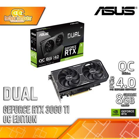 Jual Vga Asus Dual Geforce Rtx Ti Oc Edition Gb Gddr X Shopee Indonesia