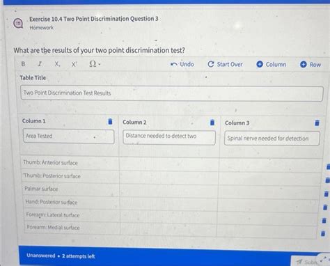 Solved Exercise 10 4 Two Point Discrimination Question 3