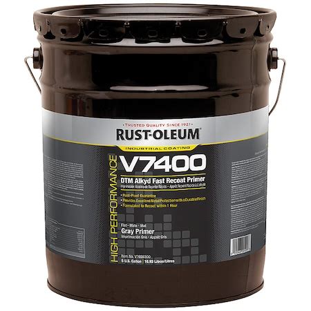 Rust Oleum Gal Gray Solvent Primer V Zoro