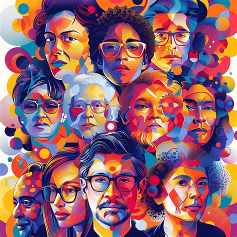 Inspiring Poster Challenging Age And Gender Stereotypes Premium Ai Generated Image