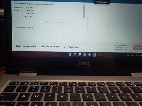 Solved Next Question Solve The Following Linear Programming Chegg Com