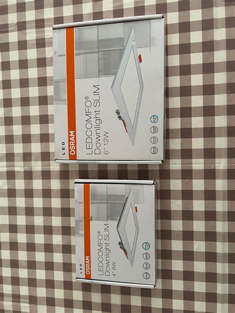 Osram Downlight 6w And 12w Cool White Square Furniture And Home Living