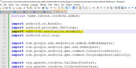AdMob Java 243 Error Cannot Find Symbol Long S Blog