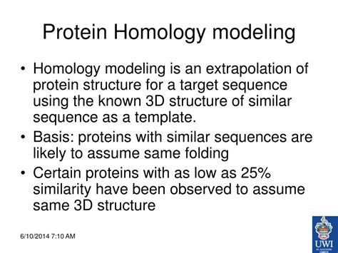 Ppt Homology Modeling Powerpoint Presentation Free Download Id 1458915