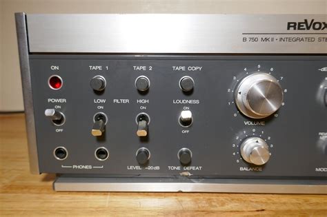 AMPLIFICATEUR REVOX INTEGRATED STEREO AMPLIFIER B MKII VINTAGE AMPLIFIER HIFI SON