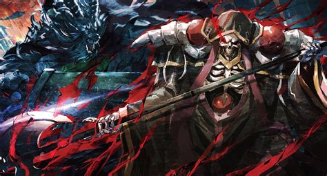 895911 Ainz Ooal Gown Glowing Eyes Overlord Anime Artwork