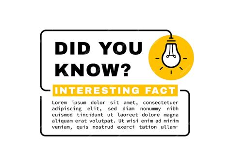 Premium Vector | Did you know geometric message bubble with light bulb emblem interesting fact ...
