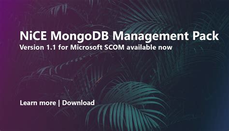 Nice Mongodb Management Pack 11 For Microsoft Scom Released