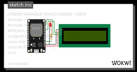 Pedro Henrique Franco Moron Prova Juliano Wokwi Esp32 Stm32