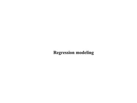 Regression Analysis Bio Statisticspptx Pptx