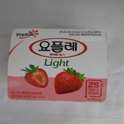 요플레라이트딸기 80gx4입주빙그레 배민 장보기∙쇼핑