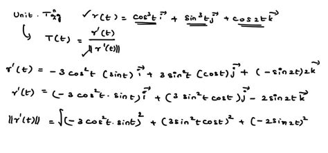 Solved Suppose That A Space Curve C Is Given By The Vector Valued
