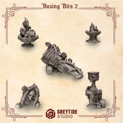 3d Printable Basing Bits 2 Cl By Greytide Studio