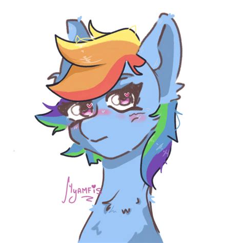 Rainbow Dash Sketch By Myamfis On Deviantart