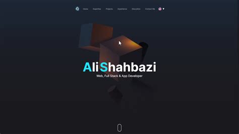 Ali Shahbazi On Linkedin Portfolio Nextjs Typescript Scss