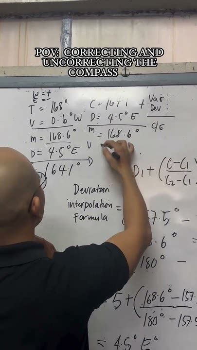 How To Solve Correcting And Uncorrecting The Compass Youtube