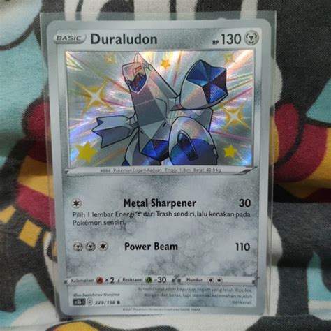 Jual Pokemon Tcg Indonesia Shiny Duraludon Sc3b 229 158 Kota Bekasi