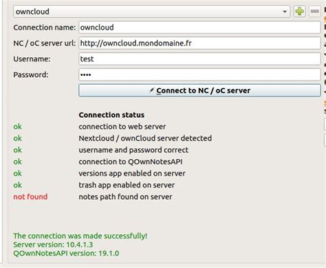 Owncloud Notes Path Found On Server Not Found Issue Pbek Qownnotes Github