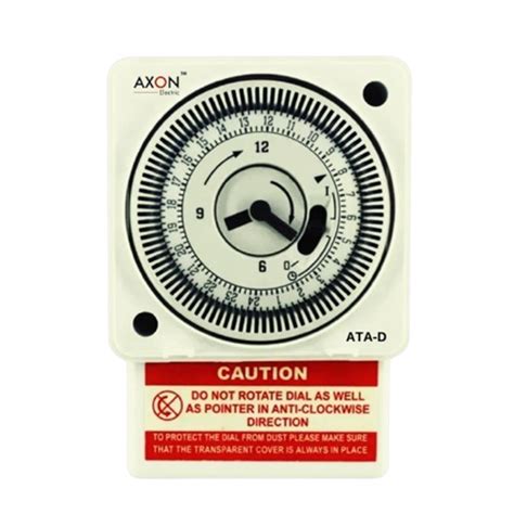 Ata D Analog Daily Timer Axon Electric