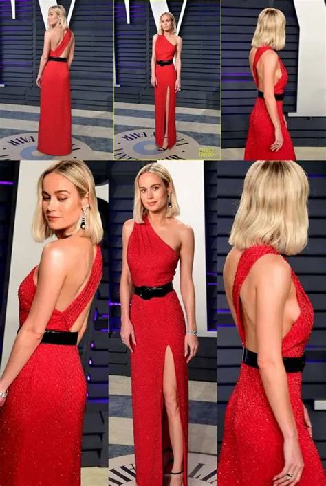 Brie Larson Behind Vs Brie Larson Front Vs Brie Larson Side Scrolller