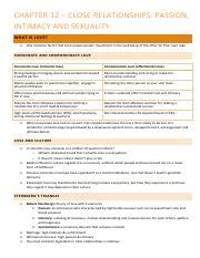 Understanding Love Passion Intimacy And Relationships Course Hero