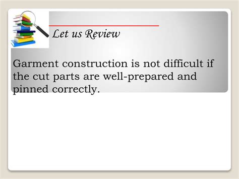 Unit Method Of Assembling Garment Part Pptx