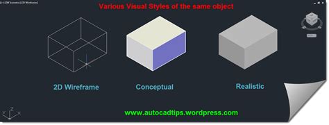 3d Visual Styles Autocad Tips