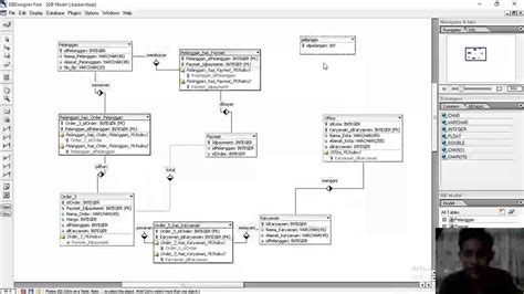 Membuat Rancangan Design Database Menggunakan Db Designer Fork Youtube