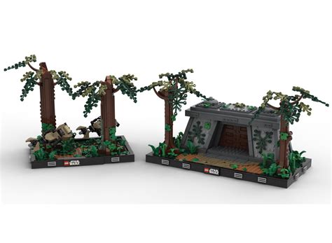 Lego Moc Imperial Bunker Diorama Battle Of Endor By