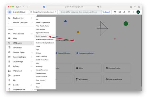 Google Play Credentials Service Account JSON