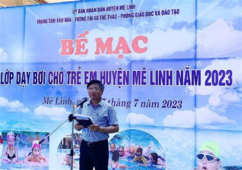 Mê Linh Bế Giảng Lớp Dạy Bơi Miễn Phí Cho Trẻ Em Năm 2023 Cổng Thông Tin Sở Văn Hóa Thể Thao