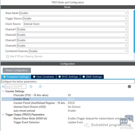 基于stm32用两个16位定时器级联成32位定时器经验分享 STM32团队 ST意法半导体中文论坛