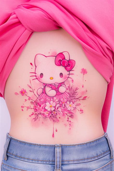 73 Uniquely Stunning Hello Kitty Tattoo Ideas Youll Love Refined