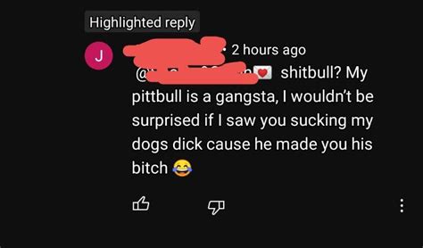 I Told Him That He Should Keep His Pibble On His Property If He Didnt