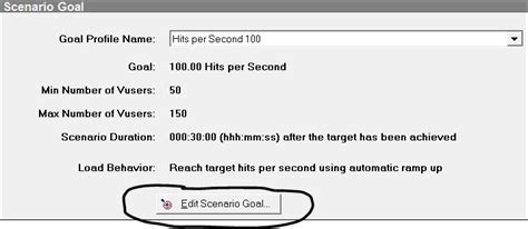 Loadrunner Goal Oriented Scenario