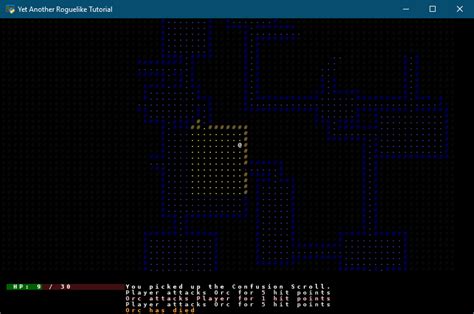 roguelikedev does the complete roguelike tutorial week 5 r roguelikedev